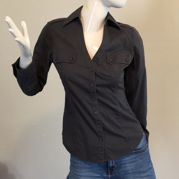 Express | Tops | 26 Express Button Down Shirt | Poshmark